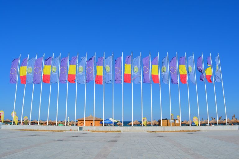 Europe Romania Seaside Constanta Flag Euro Flags - L'association ...